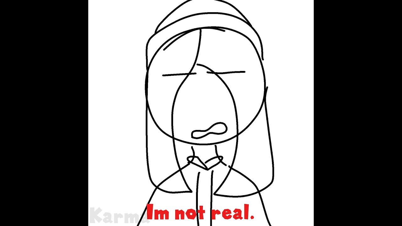 "I'm not real." (NOT A VENT) #art #digitalart #angst #drawing - YouTube
