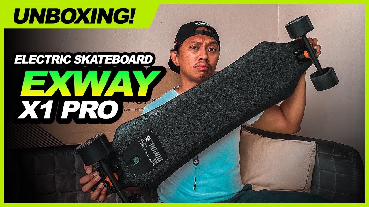 EXWAY X1 PRO E-BOARD UNBOXING SANTAI feat SAMIR - YouTube
