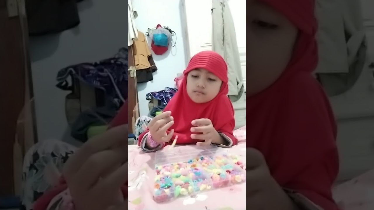 merangkai manik manik - YouTube