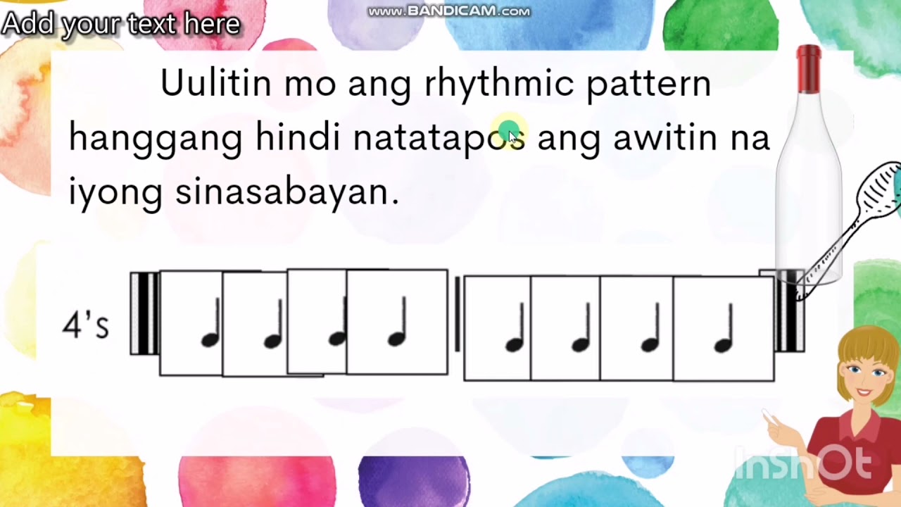 Rhythmic Ostinato- Music 3 Q1 Week 5-6 - YouTube