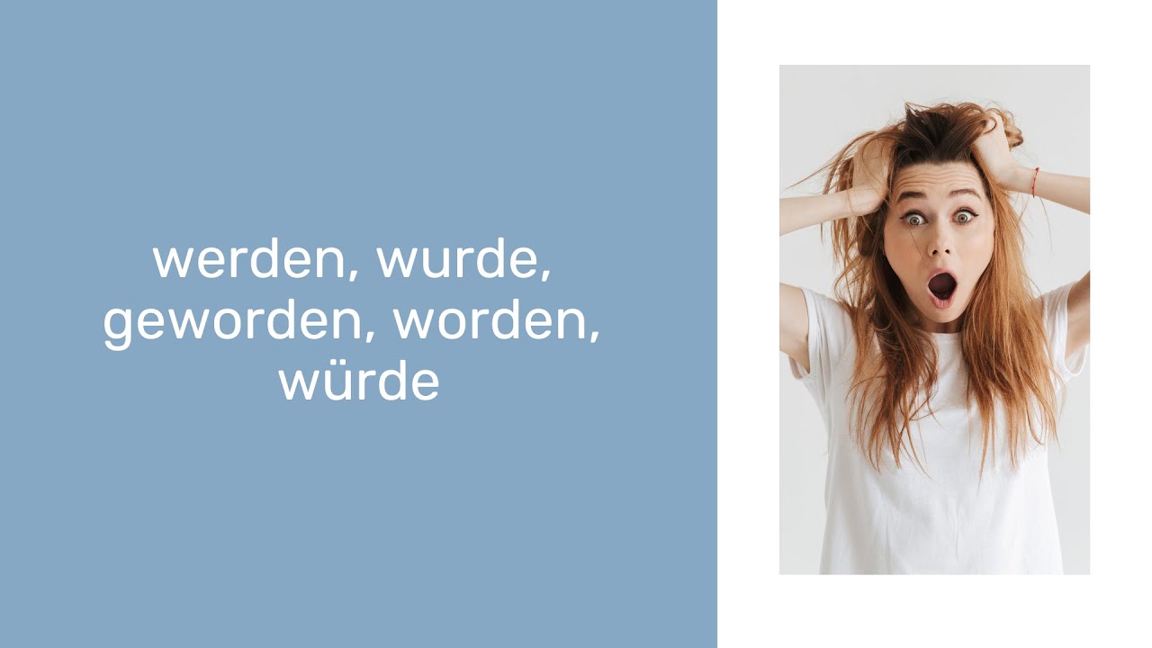 werden, wurde, geworden, worden, würde #deutsch #deutschlernen #german ...