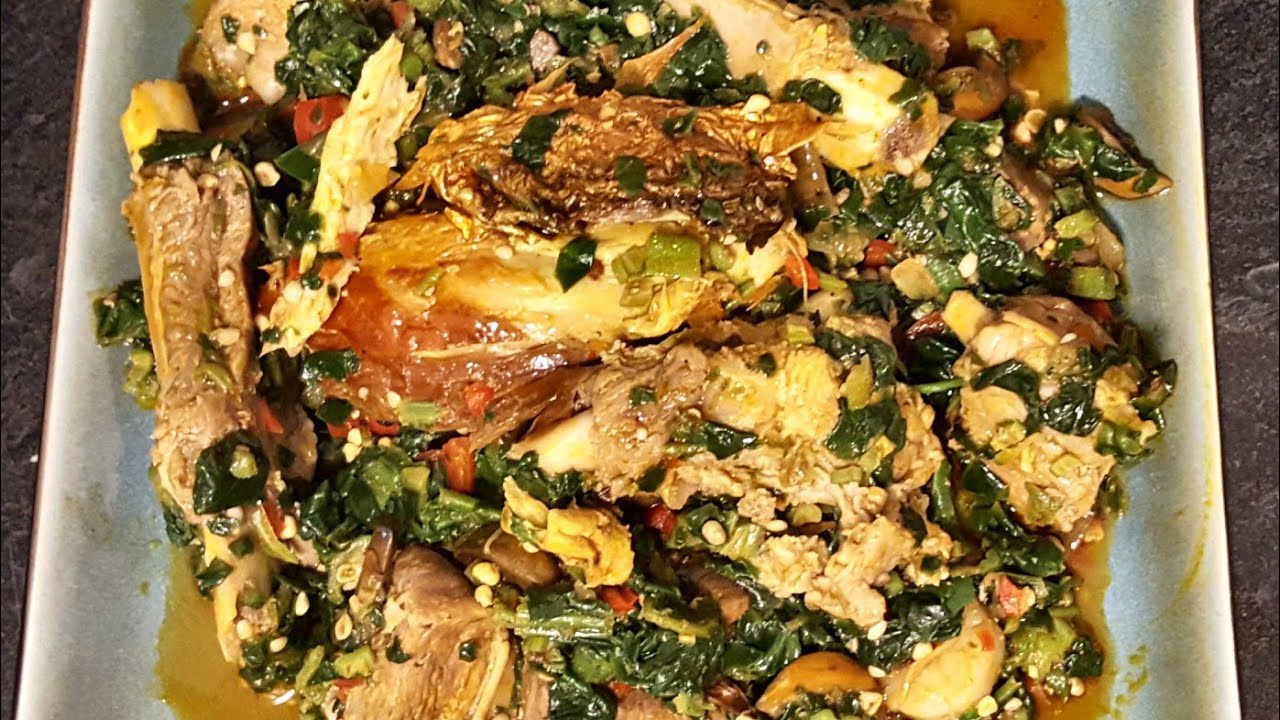 COOK WITH ME / I TRIED MAKING FLO CHINYERE OFE NLACHA RECIPE/ OKORO ...