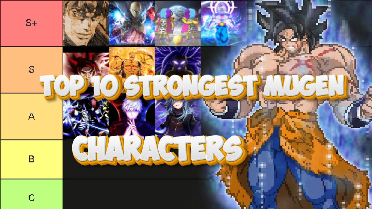Top 10 Strongest MUGEN Characters of All Time - YouTube