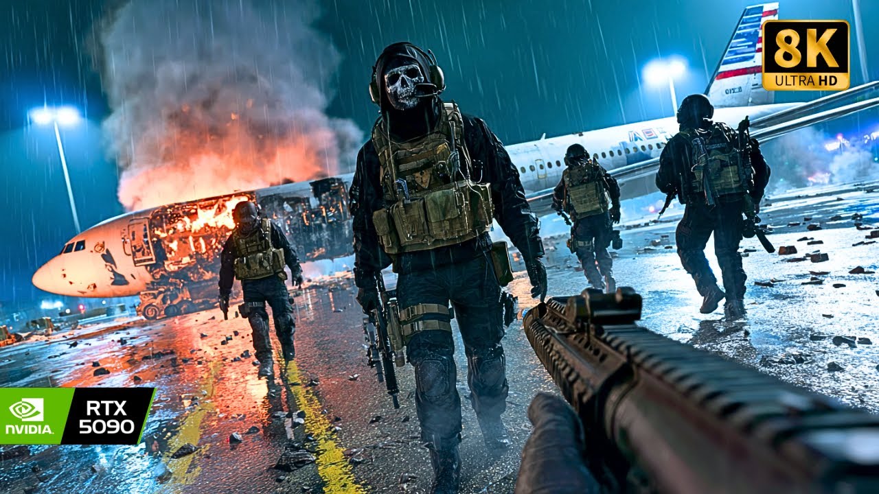 MW3 Crash Site Looks Photorealistic (8K 60FPS | RTX 5090) - YouTube