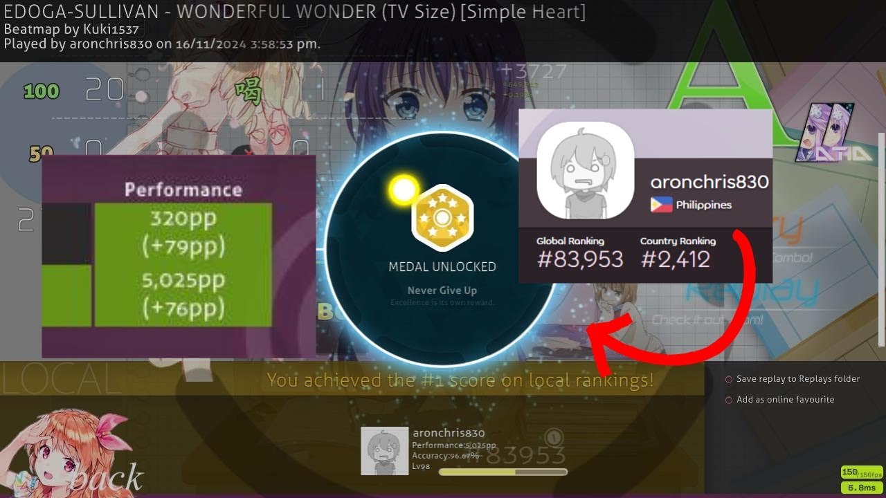 my first 300pp + 7 star fc - YouTube