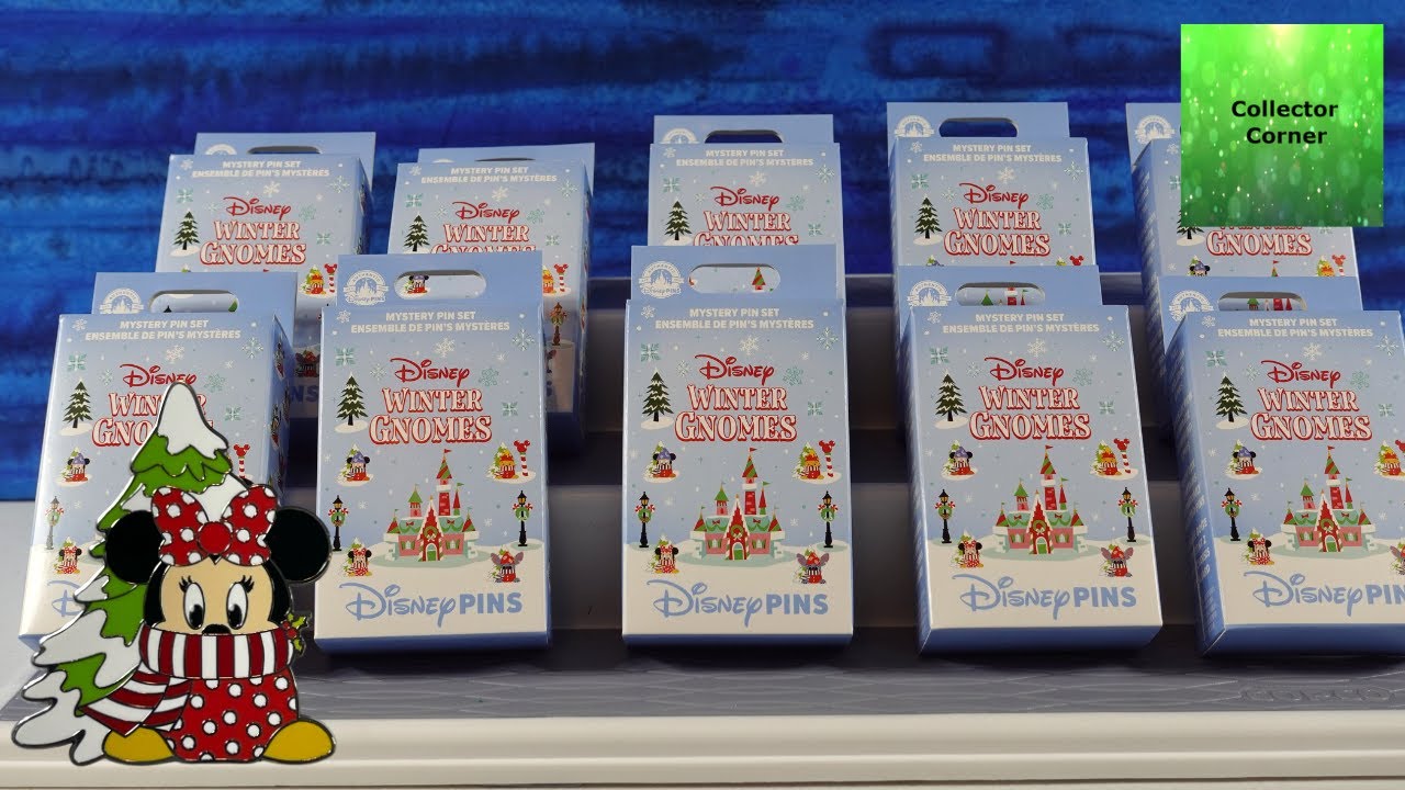 Disney Winter Gnomes Trading Collector Pins Blind Box Unboxing - YouTube