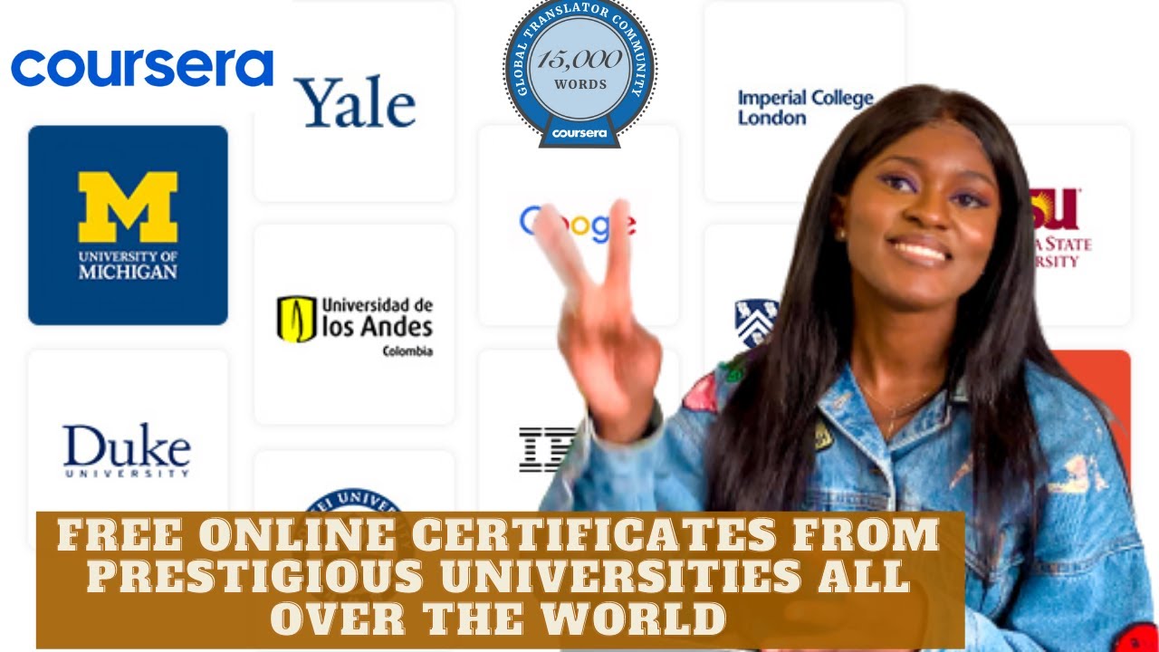 HOW TO TAKE FREE ONLINE COURSES WITH CERTIFICATES NO FEES for these ...
