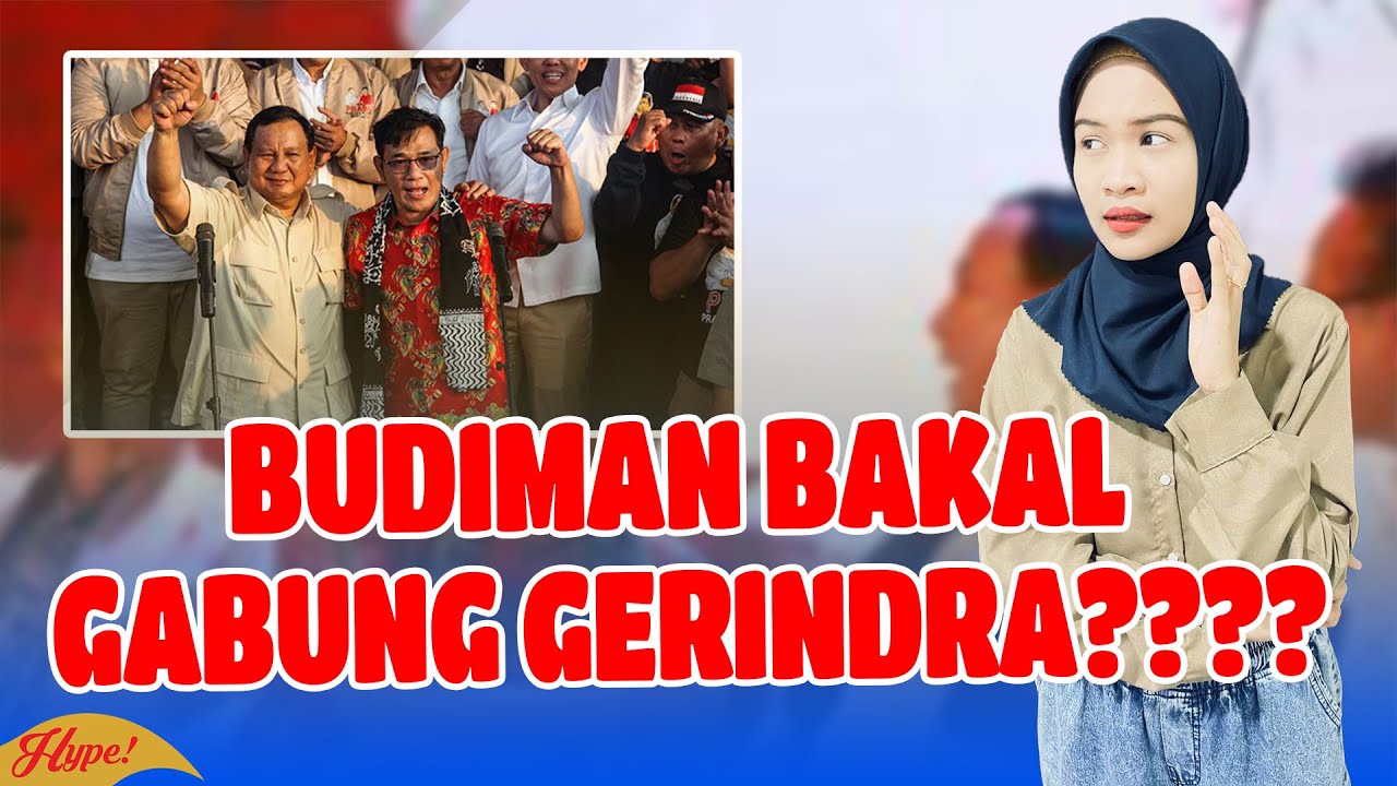 Gerindra Terbuka Budiman Sudjatmiko Gabung Jadi Kader Setelah Dukung