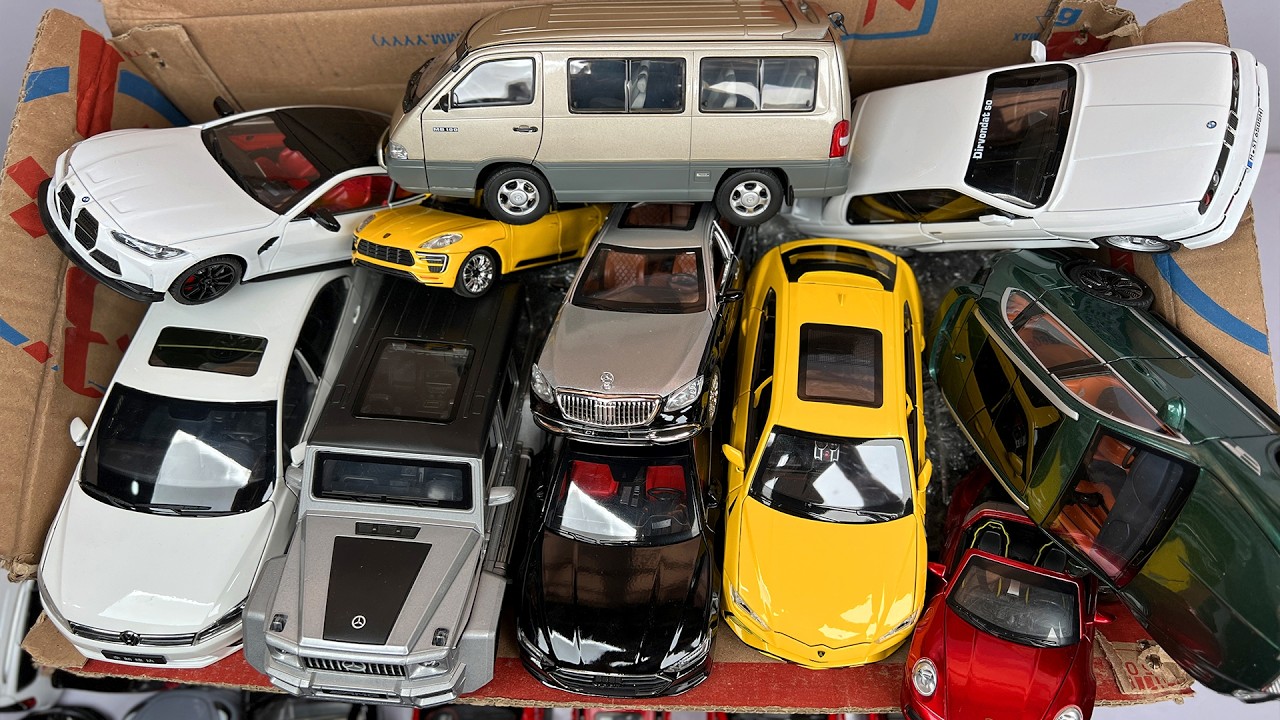 Unboxing a Box Full of German Diecast Car Models | BMW, Audi, Mercedes ...