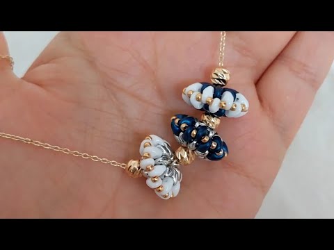 Kolay Twin Boncuklu Rondela Yapımı