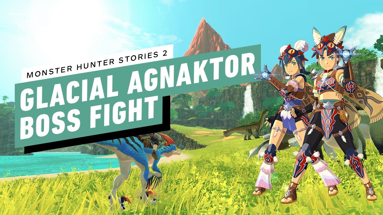 Monster Hunter Stories 2 Gameplay Walkthrough - Boss Fight: Glacial ...