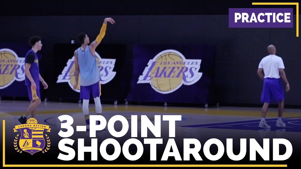 Kyle Kuzma, Lonzo Ball Three-Point Shootout Competition - YouTube