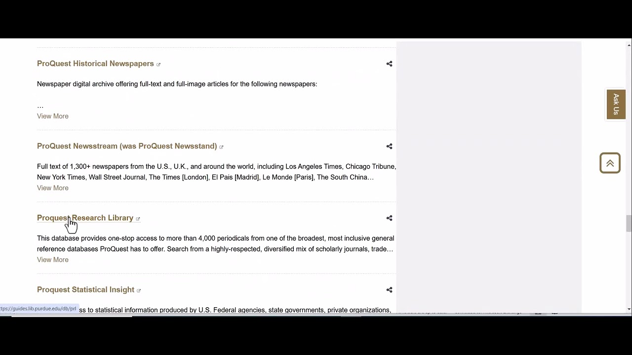 ProQuest Research Library - Featured Database - YouTube