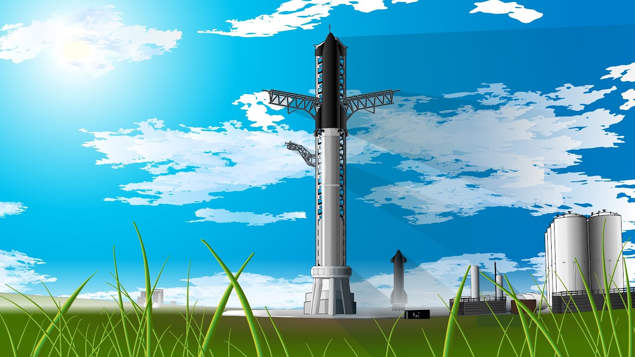 Starship Launch Animation - YouTube