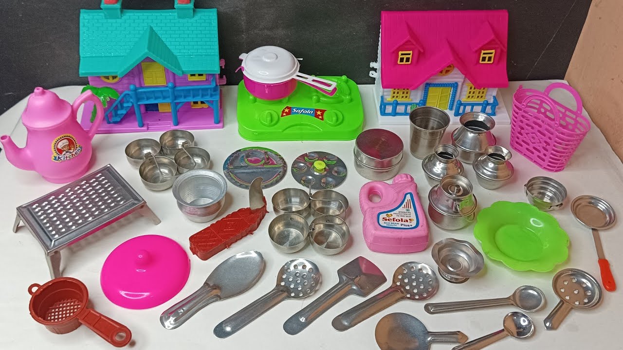 Play with Amazing mini kitchen set @MINI CLAY |@Dolliyon - YouTube