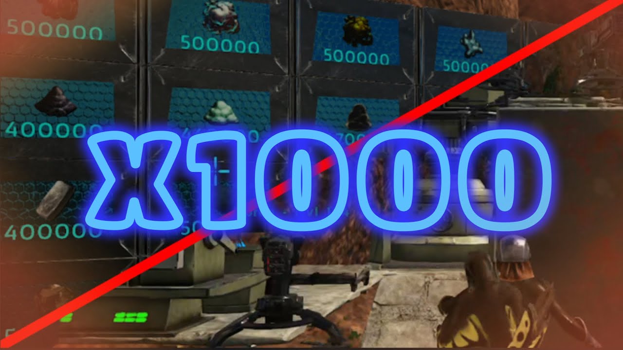 MI PRIMERA VEZ EN UN X1000 EN ARK!!! - YouTube