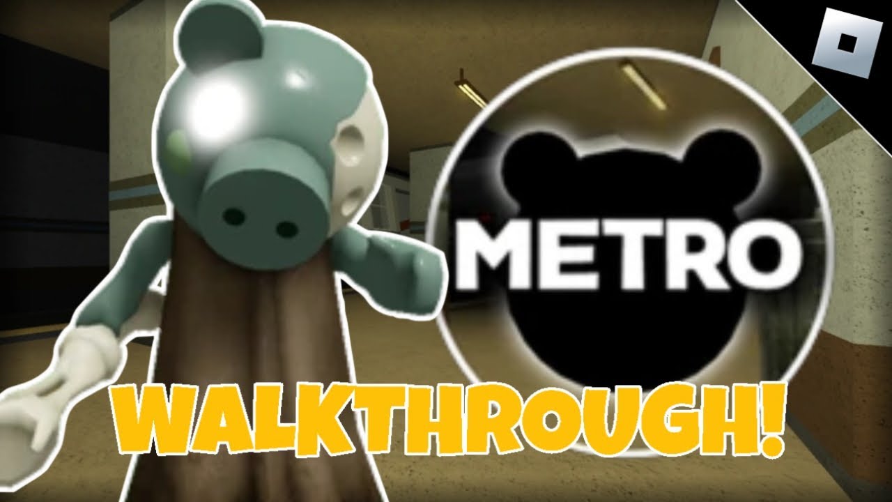 HOW TO ESCAPE THE METRO MAP (CHAPTER 7) IN PIGGY BUT IT'S 100 PLAYERS ...