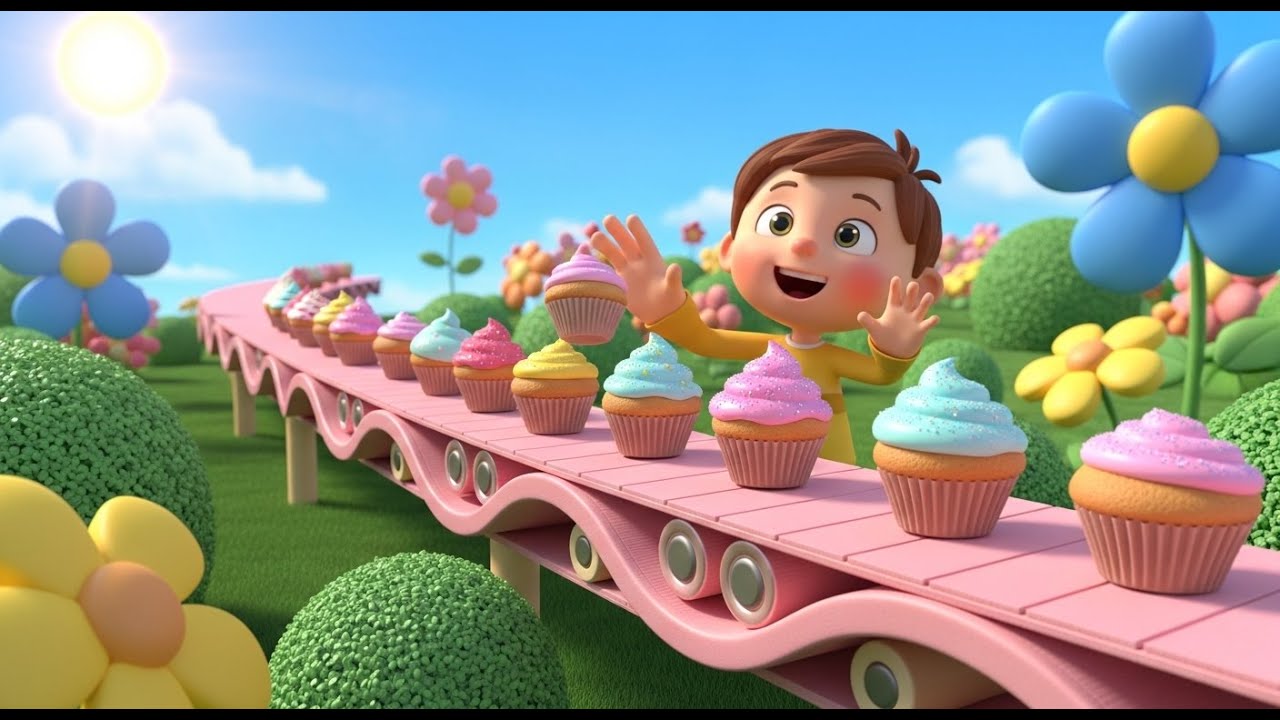 Contando Cupcakes en la Fiesta | Mejores Rimas Infantiles y Canciones ...
