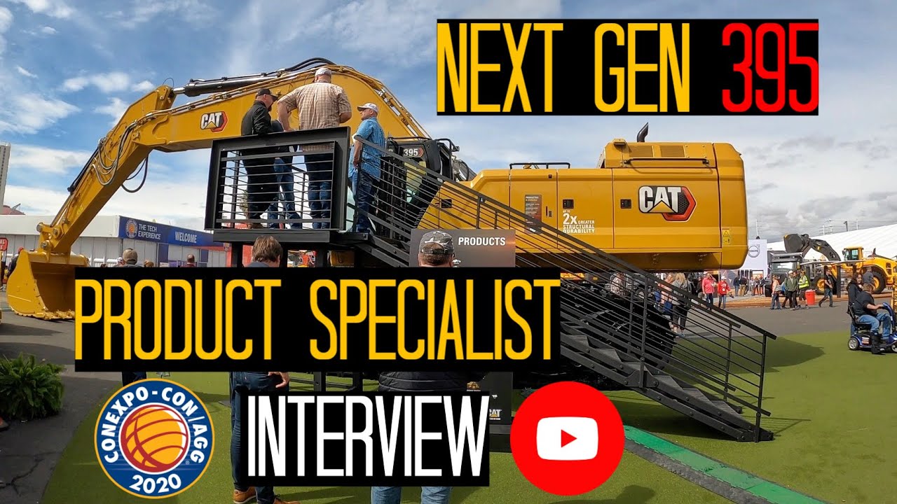 Cat 395 Excavator Product Specialist Interview - YouTube