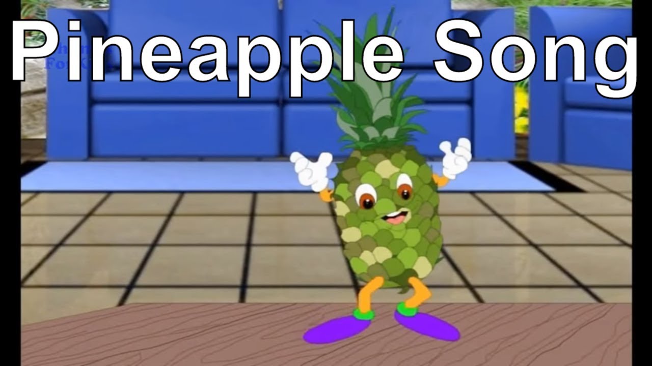 Learn Fruit Rhymes For Children | Learning Pineapple Cartoon Song For ...