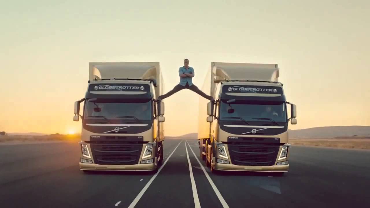 Definitely.Viral - Jean-Claude Van Damme Epic Leg Split for Volvo ...