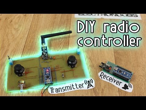 DIY Radio Controller - Arduino & NRF24 + amplified antenna