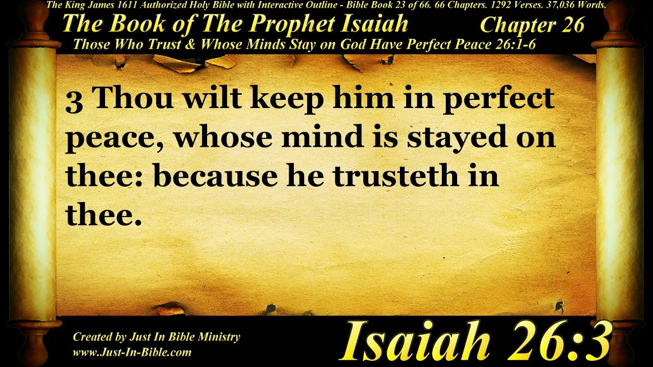Isaiah Chapter 26 - Bible Book 23 - Holy Bible Audio Text - King James ...