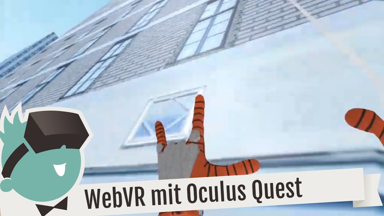 Virtual Reality im Browser mit der Oculus Quest WebVR - YouTube