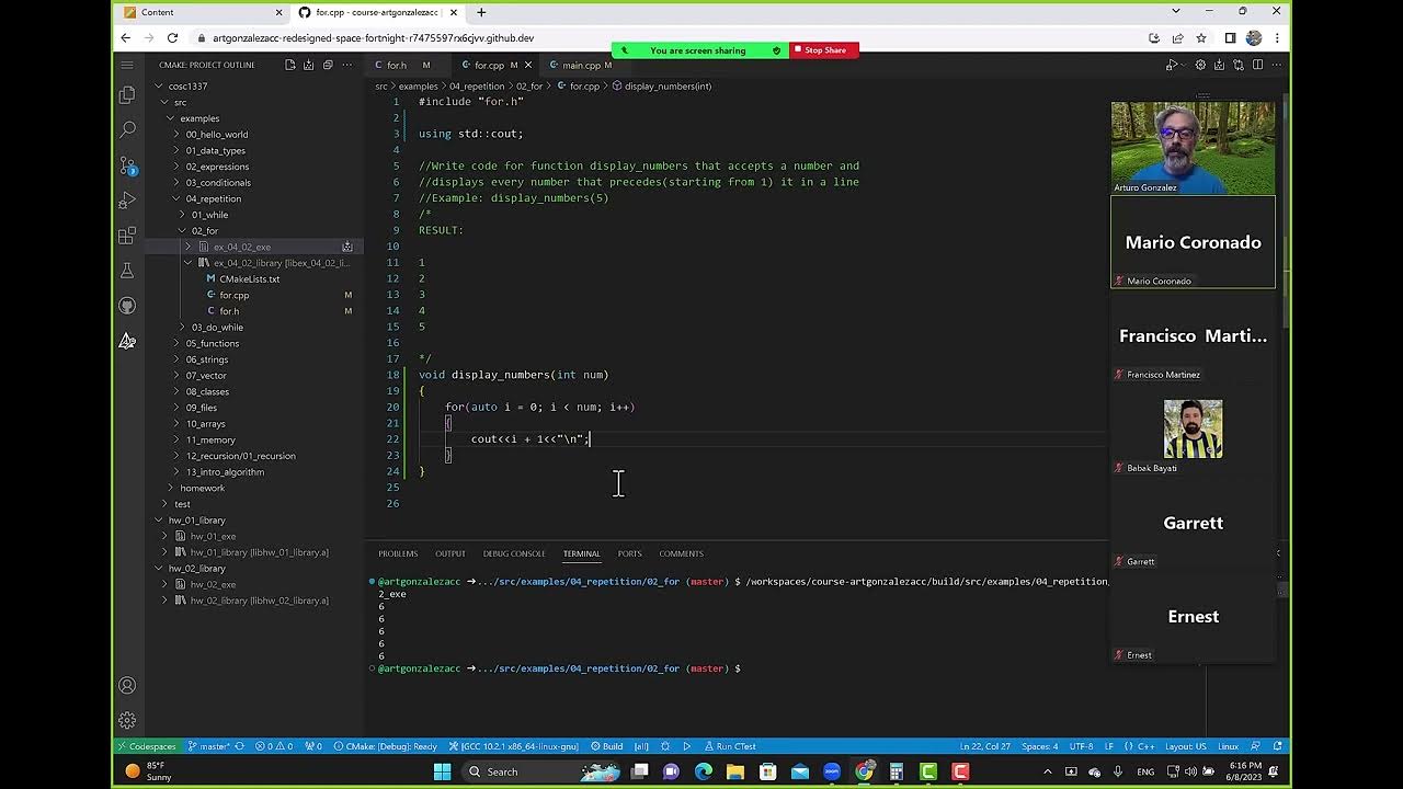 060823 COSC 1337 c++for loop, and do while - YouTube