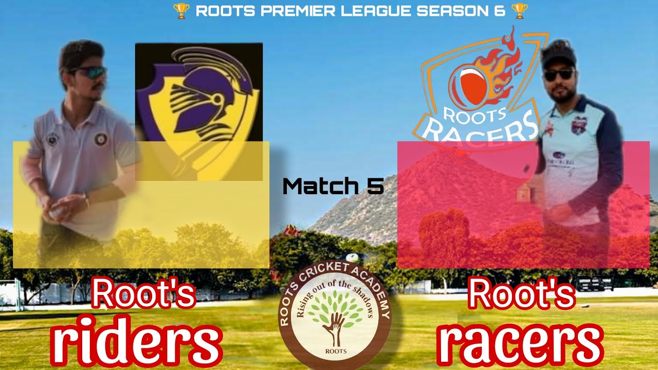 🔴 #Roots_riders 🆚 #Roots_racers | 🏏 League Match | 🏆 ROOTS PREMIER ...