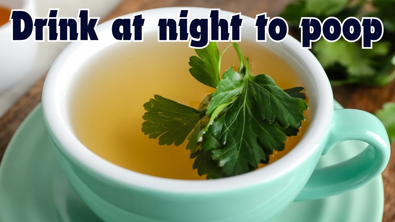 Drink at night to poop out all Bad fats and toxins in the morning ...