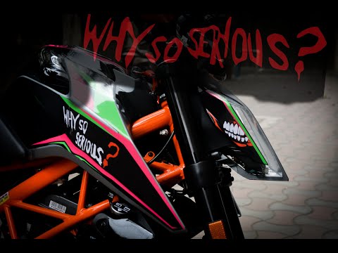 DUKE WHY SO SERIOUS JOKER MODIFICATION STICKER KIT