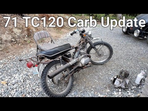 1971 Suzuki Trail Cat 120 update - YouTube