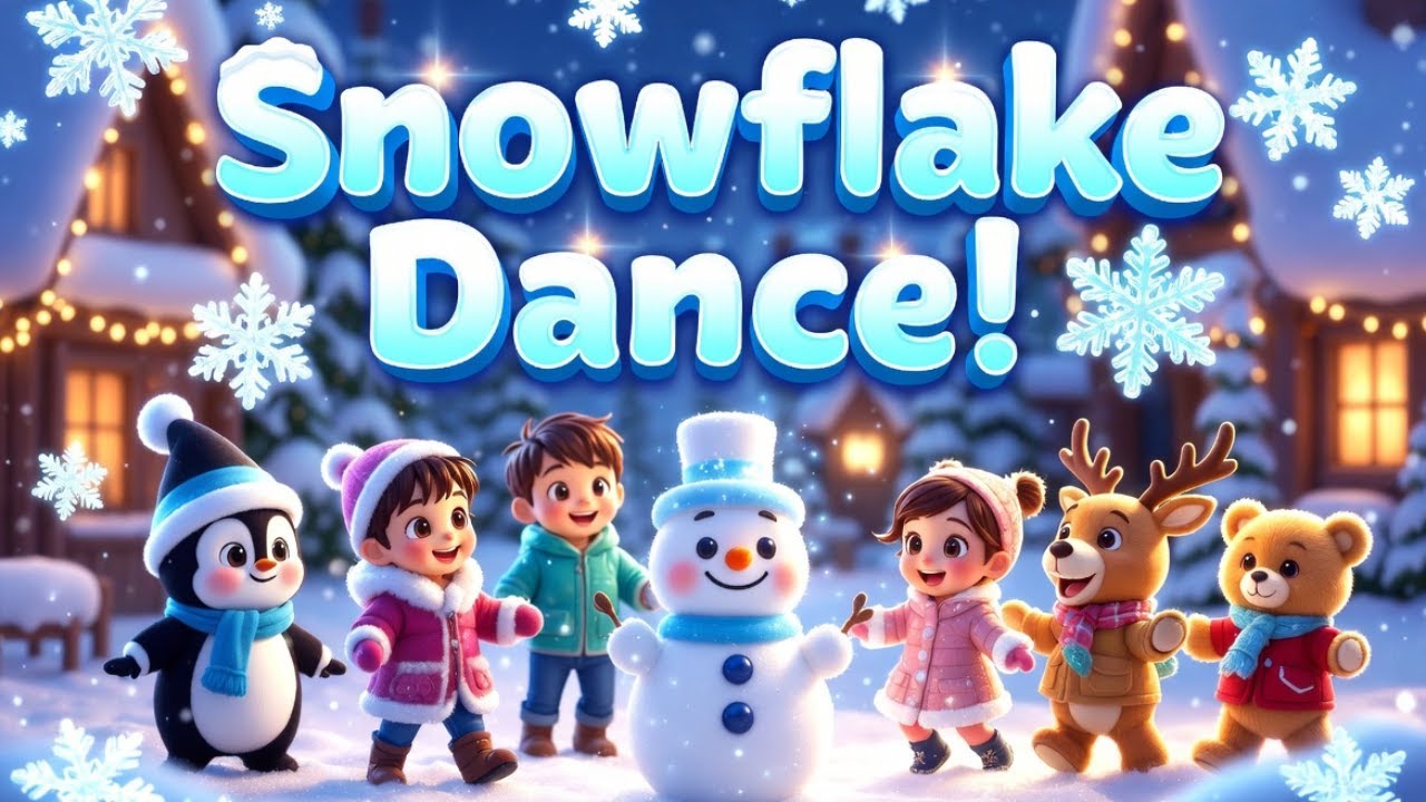 Snowflake Dance Song ️ | Winter Dance & Christmas Fun for Kids - YouTube