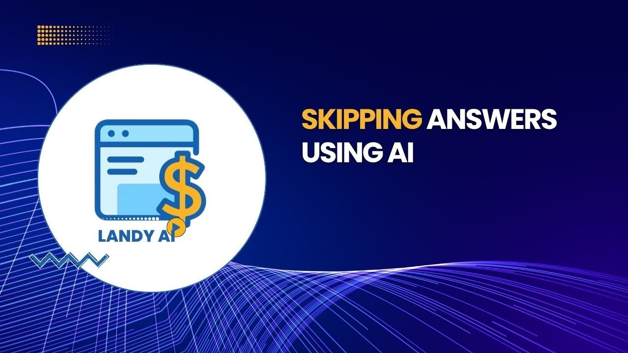 Skipping answers using AI - YouTube