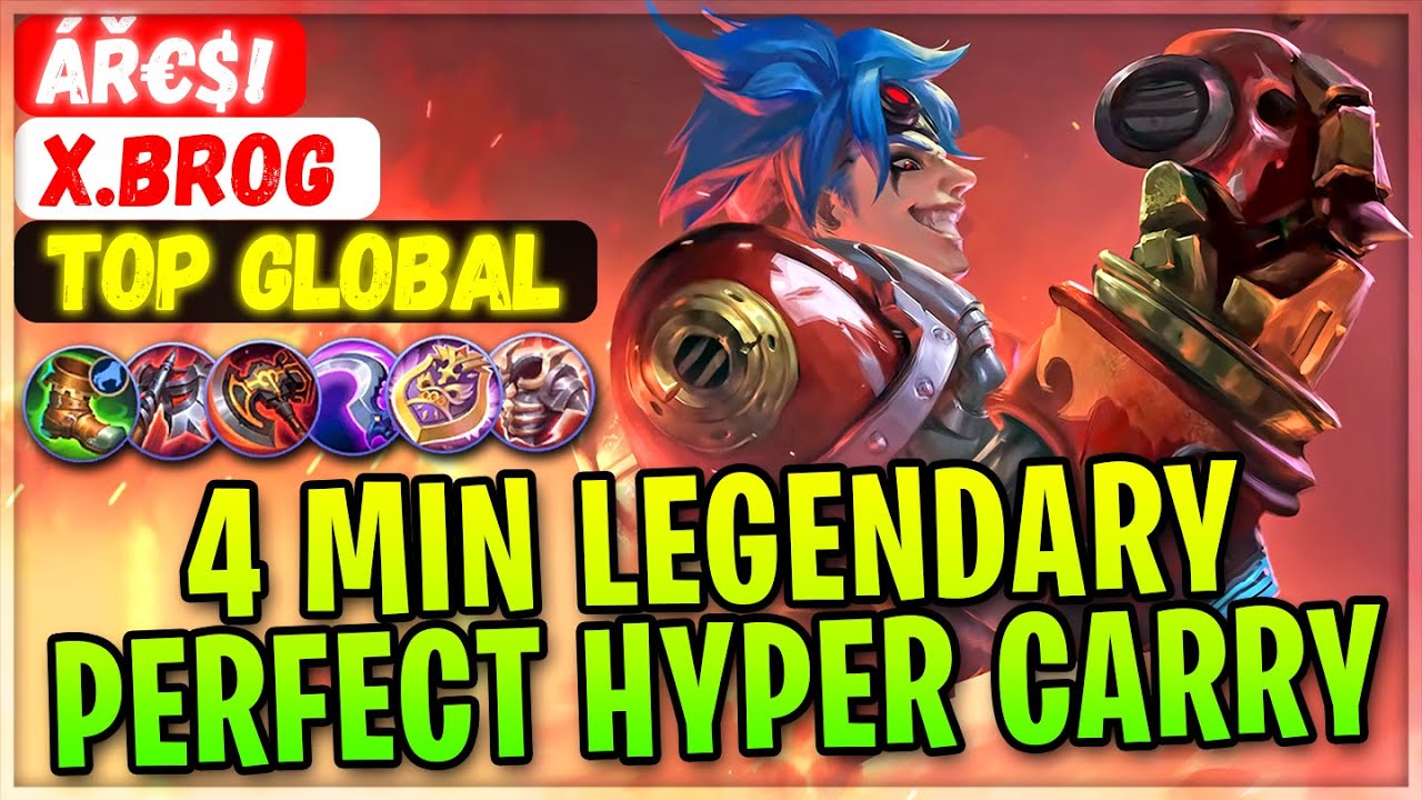 4 Min Legendary, Perfect Hyper Carry XBorg [ Top Global X.Brog ] Ář ...