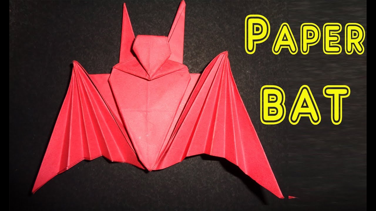 How to Make 3D Paper BAT | BATMAN Symbol| - YouTube