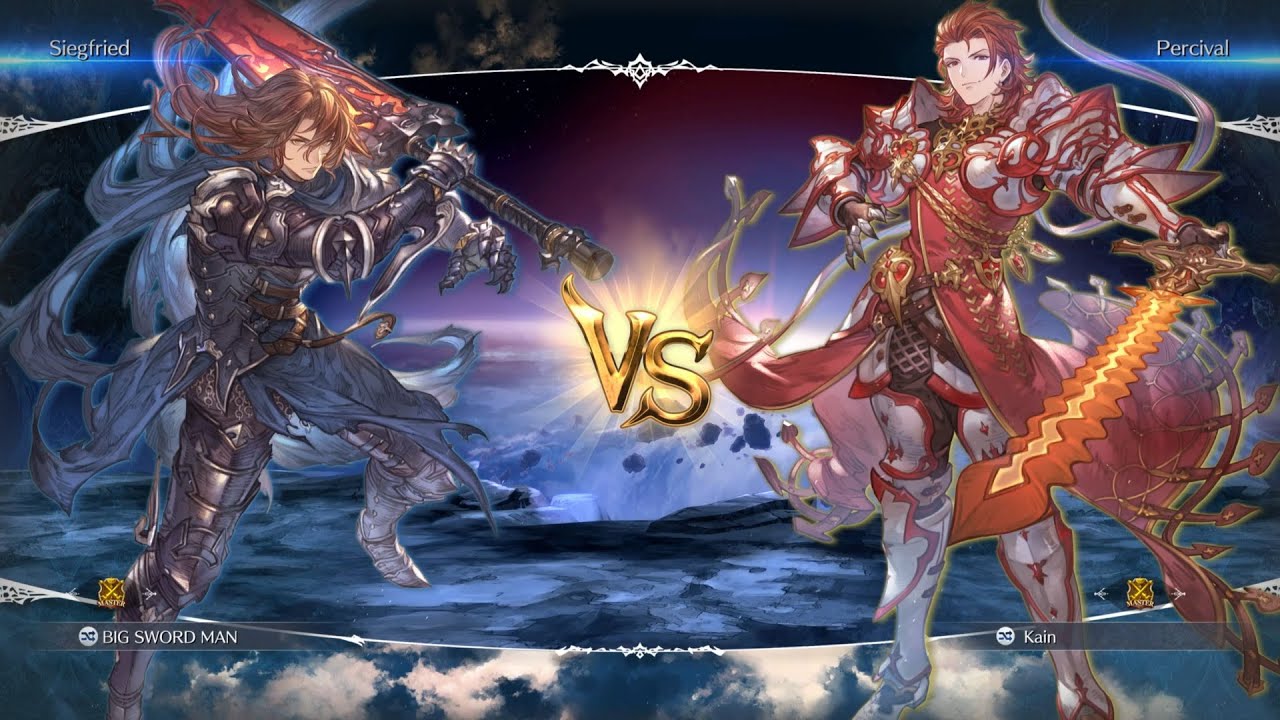 BIG SWORD MAN (Siegfried) vs Kain (Percival) Ranked Match Set (Granblue ...