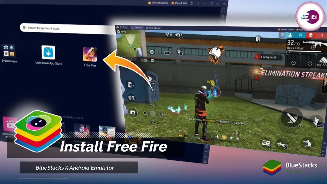How To Install Free Fire on BlueStacks 5 | Free Fire New Update Version ...