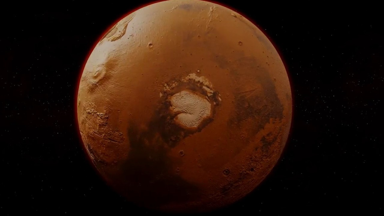 Mars rotating 32K - YouTube