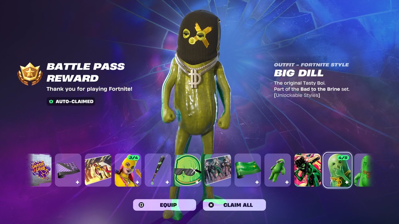 HOW TO GET BIG DILL DILLINGER THE GHERK SKIN IN FORTNITE! - YouTube