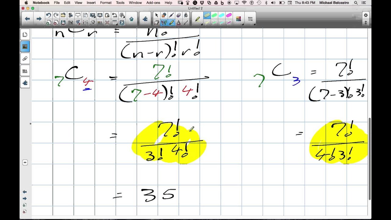 Combination Grade 12 Data Management Lesson 4 2 29 10 15 - YouTube