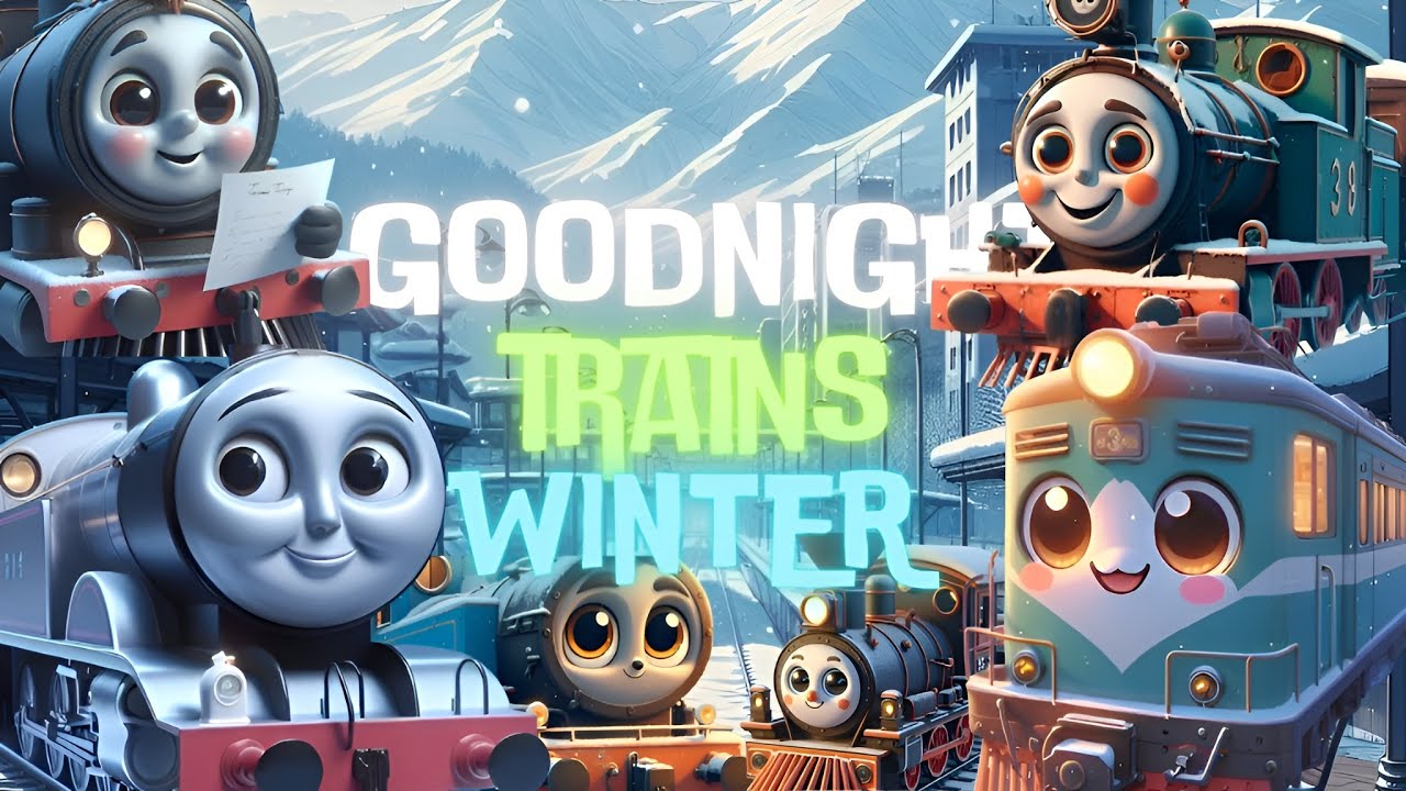 ️ Goodnight Trains Winter 🚅🌙 THE IDEAL Coziest Bedtime Stories for ...