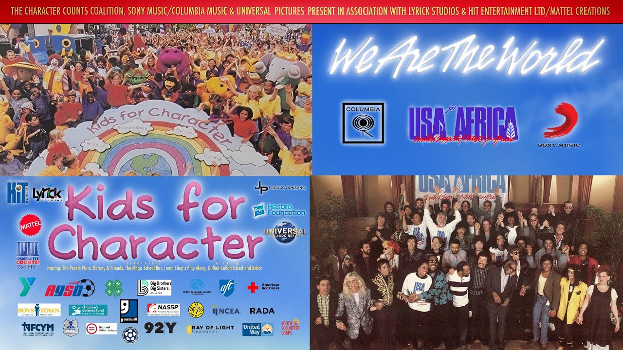 Kids For Character (Megamix Featuring: We Are the World) - YouTube