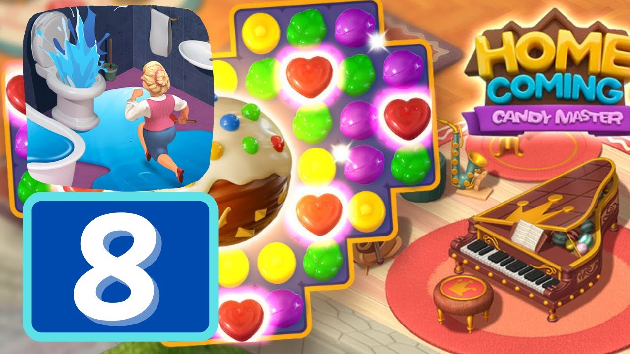 Candy Manor Home Design - Day 8 - Gameplay - YouTube