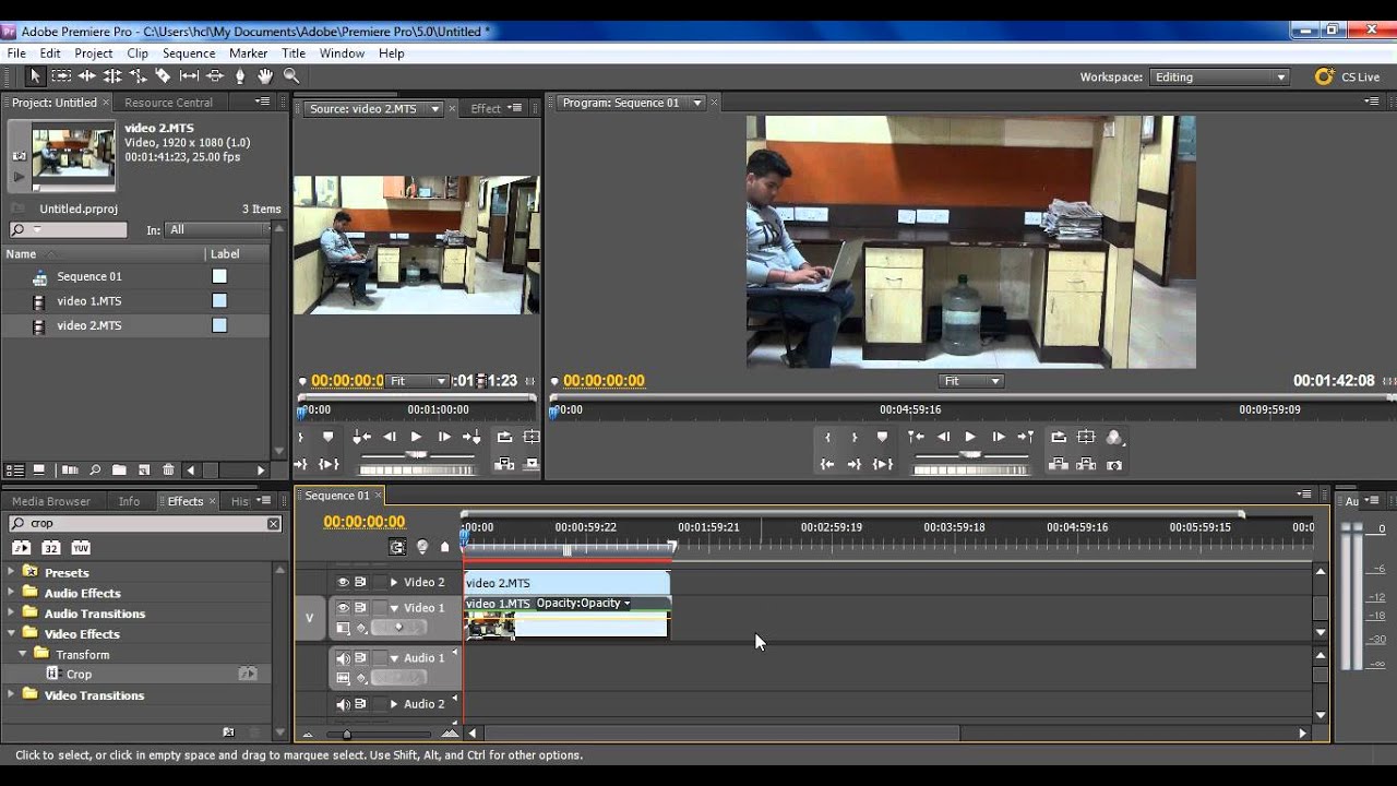 How To Make Duplicate Role Video In Adobe Preimere Pro Cs5. - YouTube