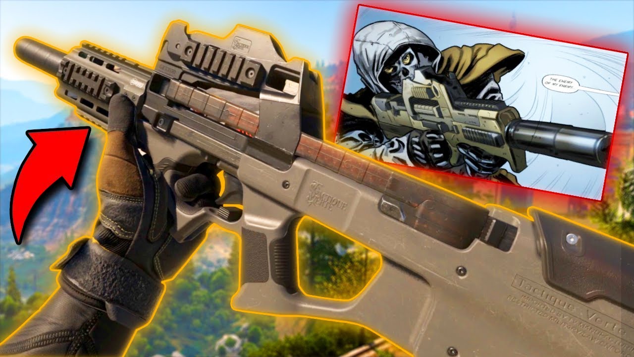 "GHOST's" Custom FN P90 from CoD Mobile S13 Comics in Modern Warfare II ...