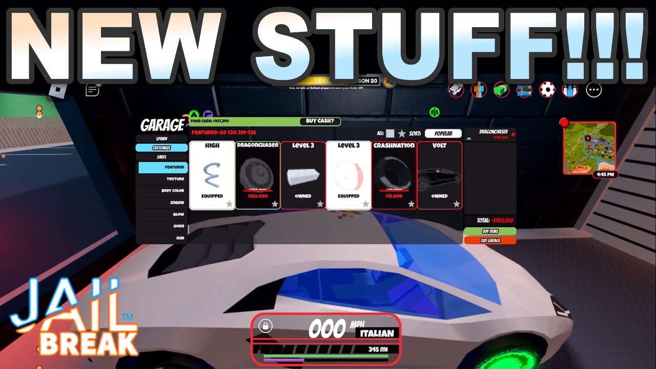 SHOWING SO MANY NEW STUFF IN JAILBREAK!!!!! ROBLOX JAILBREAK LEGO - YouTube