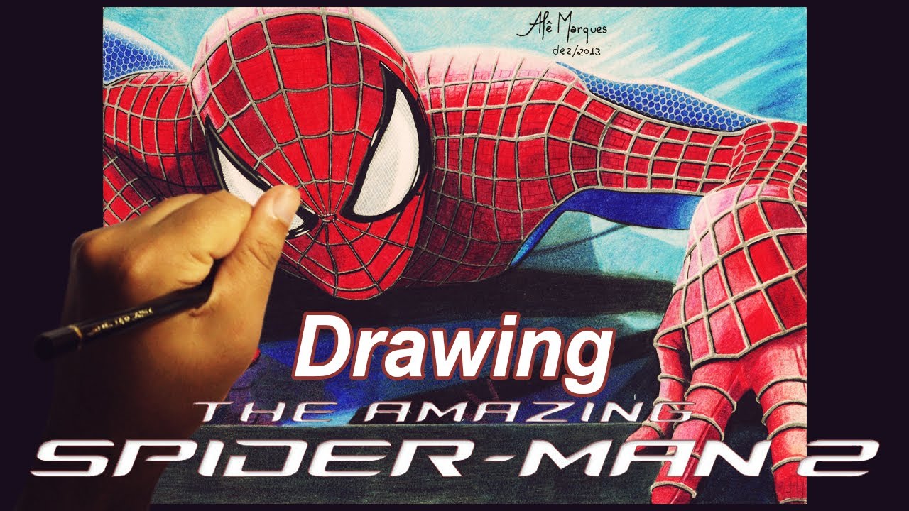 The Amazing spiderman 2: Drawing Video Test - YouTube