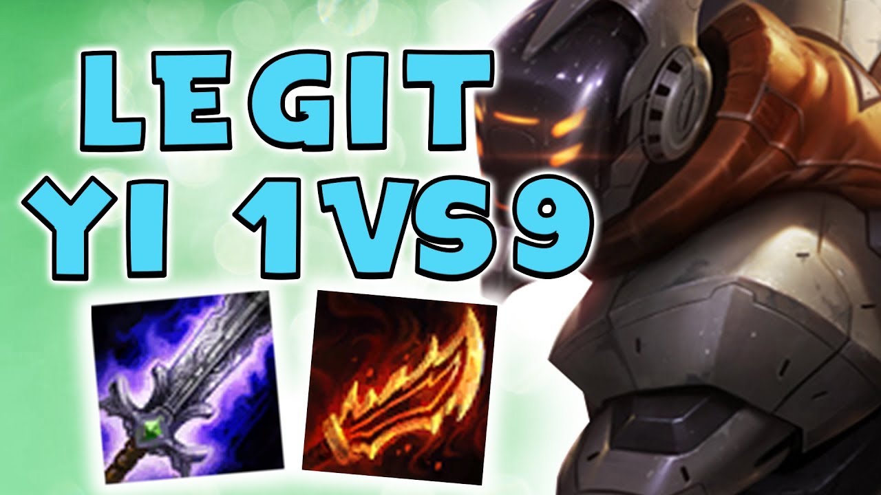 MASTER YI MID EN CHALLENGER? 1v9 - Road to rank1 - YouTube